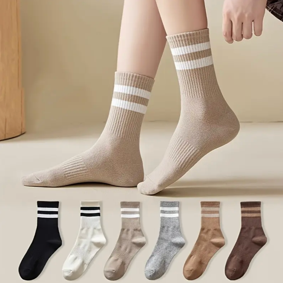 Classic Daily Socks Edition Pack Of 6 – Ferry Cherry